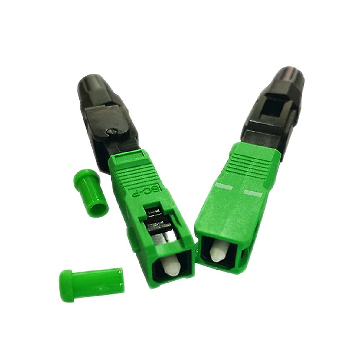 YDC Fast Connector SC/APC Singlemode Fiber Optic PrePolished Connector Embedded FTTH Fiber Optic Connector FTTH SC/APC SM Fast Connector 3-Pack