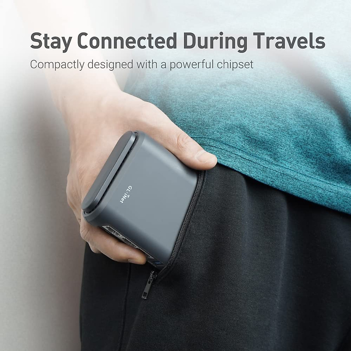 GL.iNet GL-A1300 (Slate Plus) Wireless VPN Encrypted Travel Router & GL-AR300M16-Ext Portable Mini Travel Wireless Pocket Router