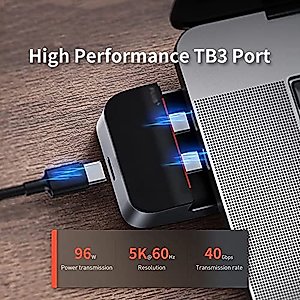 GPPZM 9 in 1 USB C HUB Type C HUB to 4KHD RJ45 Jack 3.5 Multi USB 3.0 PD Adapter for MacBook Pro USB-C Splitter Type-c USBC HUB