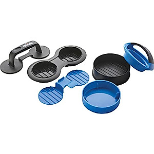 Napoleon Barbecue Grill Accessory 70060 - Gourmet Burger Press Kit - Hamburger Press, Slider Press, Make Homemade Hamburgers and Sliders, Easily Make Stuffed Burgers on BBQ, Dishwasher Safe