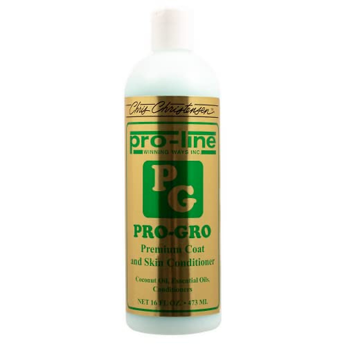 Chris Christensen ProLine Pro-GRO Premium Conditioner, Groom Like a Professional, Deeply Moisturizes, Made in USA, 16 oz