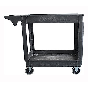 MaxWorks 80855 500-Pound Service Cart With Two Trays (40" x 17" Overall Dimensions)