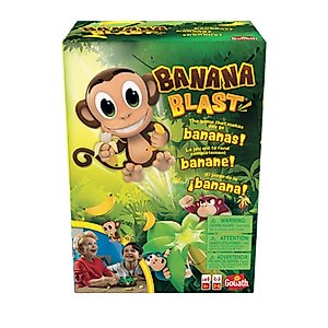 Goliath Banana Blast - Pull The Bananas Until The Monkey Jumps Game - Trilingual , Green