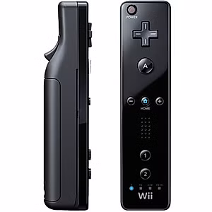 Nintendo Wii Remote Controller - Black (Renewed)