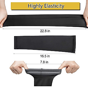 ALAZA Camouflage Brown Cooling Arm Sleeves Cover Uv Sun Protection for Men Women Running Golf Cycling Arm Warmer Sleeves 1 Pair