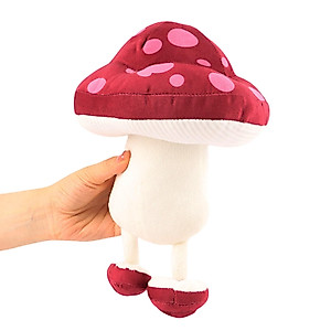 HXLAI 2024 Delicious in Dungeon Plush, 9.8" Walking Mushroom Plushies Toy for Fans Gift, Soft Stuffed Animal Pillow for Home Kids' Bedroom Decor, Birthday Christmas Halloween Choice for Boys Girls