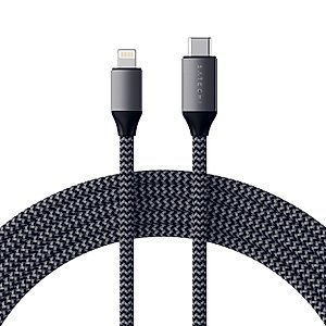 Satechi USB C to Lightning Cable – Apple MFi Certified – iPhone Fast Charging Cable – for iPhone 14 Pro/14/14 Plus, iPhone 13 Pro Max/13 Pro/13/13 Mini, AirPods Pro, AirPods 3/2/1 (6ft/2m)