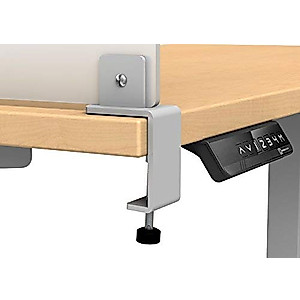 VaRoom - Desk Divider and Desk Dividers for Students. Desk Privacy Panel and Privacy Shields for Student Desks. Privacy Divider. Frosted Acrylic Clamp-on Desk Partition - 23” W x 18”H Divider