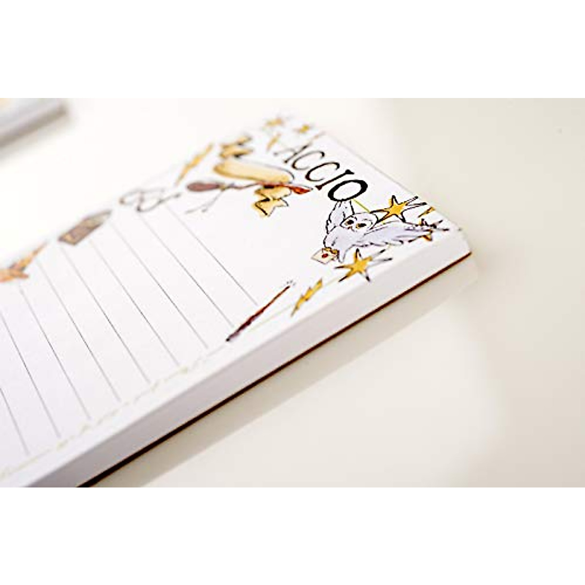 Conquest Journals Harry Potter Magnetic Notepad for Grocery List, To-Do List, Reminders - 9"x3.5", 50 Sheets