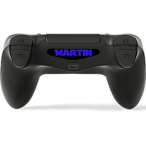 Printed 2X LED Personalised Custom Light Bar Decal Sticker Compatible with Sony Playstation 4 PS4 Controller DualShock 4