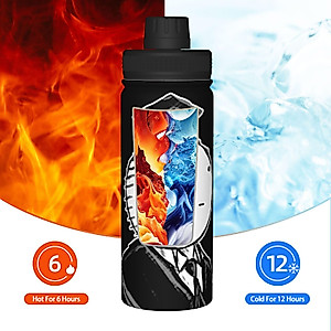 LOUNDY Assassination Classroom Koro Sensei 18 oz Tumblers Stainless Steel Vacuum Insulated Coffee Mug Water Bottle Drinking Cup