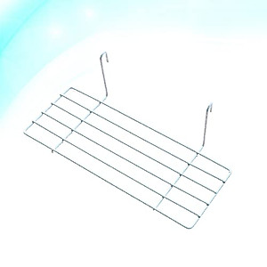 Garneck X. Organizer Storage Used Hanging Size L X Mount Panel in Design Wall Wall- Frame Decor Inch Mountable Photo Mesh Shelves, Office. White and Xcm Display, Metal Stand Grille,