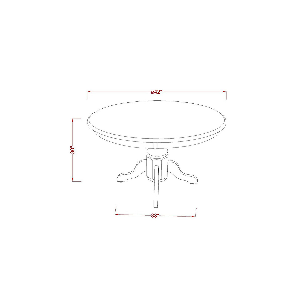 HomeStock Elegant Escape 3Pc Round 42 Inch Dining Room Table and A Pair of Parson Chair with Linen White Leg and Linen Fabric Light Beige