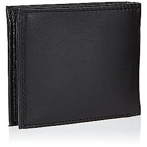 Tommy Hilfiger Genuine Leather Slim Bifold Wallet with Coin Pocket