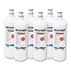 6 Pack AFC Brand, Water Filter, Model # AFC-APH-104-9000S, Compatible with Cuno (R) HF25-S Filter