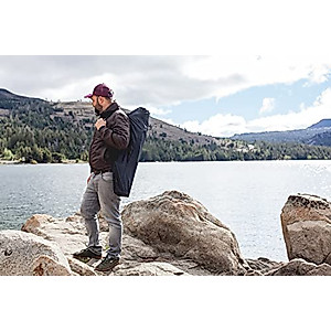 PICNIC TIME NCAA NC State Wolfpack PTZ Camp Chair, Picnic Chair, Beach Chair with Carrying Bag, (Black), 20.5 x 33 x 34