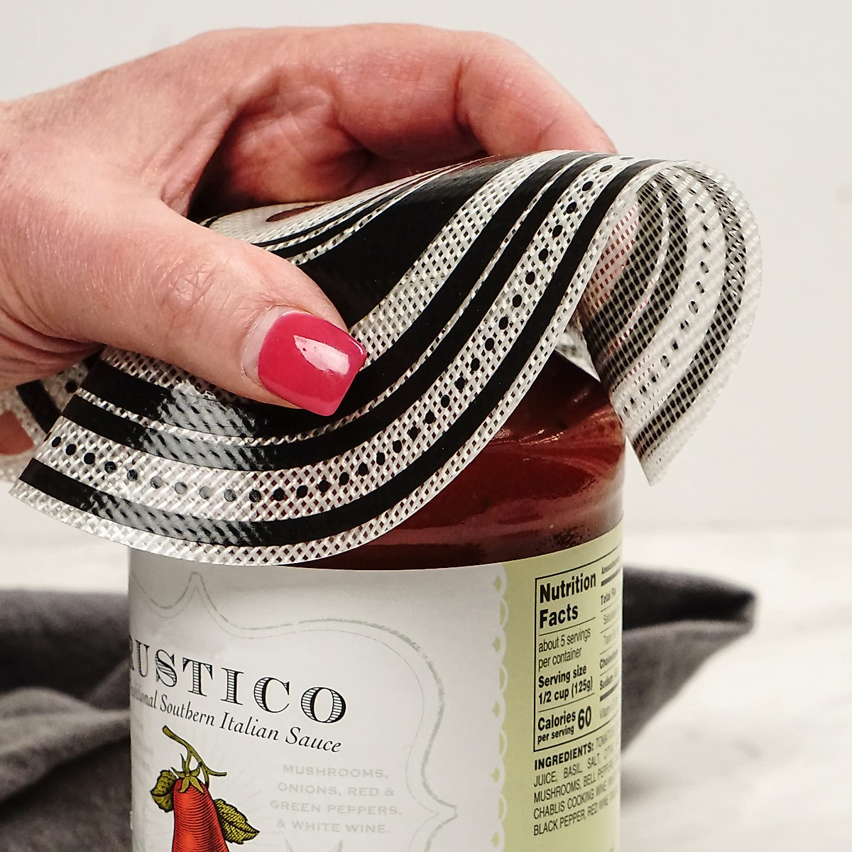 RSVP International Silicone Multi-Purpose Kitchen Tool Jar Opener/Non Skid Pad for Mixing Bowls, 6.5" Round, Black