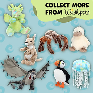 WISHPETS ConfettiSoft 7" Jellyfish Stuffed Animal Plush Toy - Green