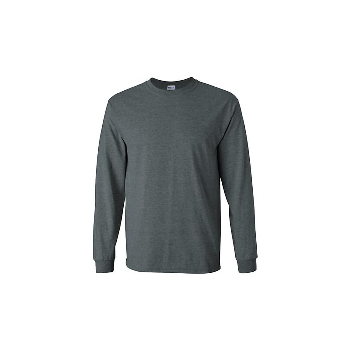 Gildan Crewneck, Long Sleeve T-Shirt, (G2400). Darkheather