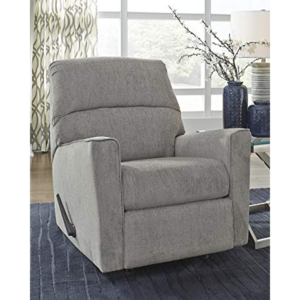 Signature Design by Ashley Altari Rocker Recliner, Gray