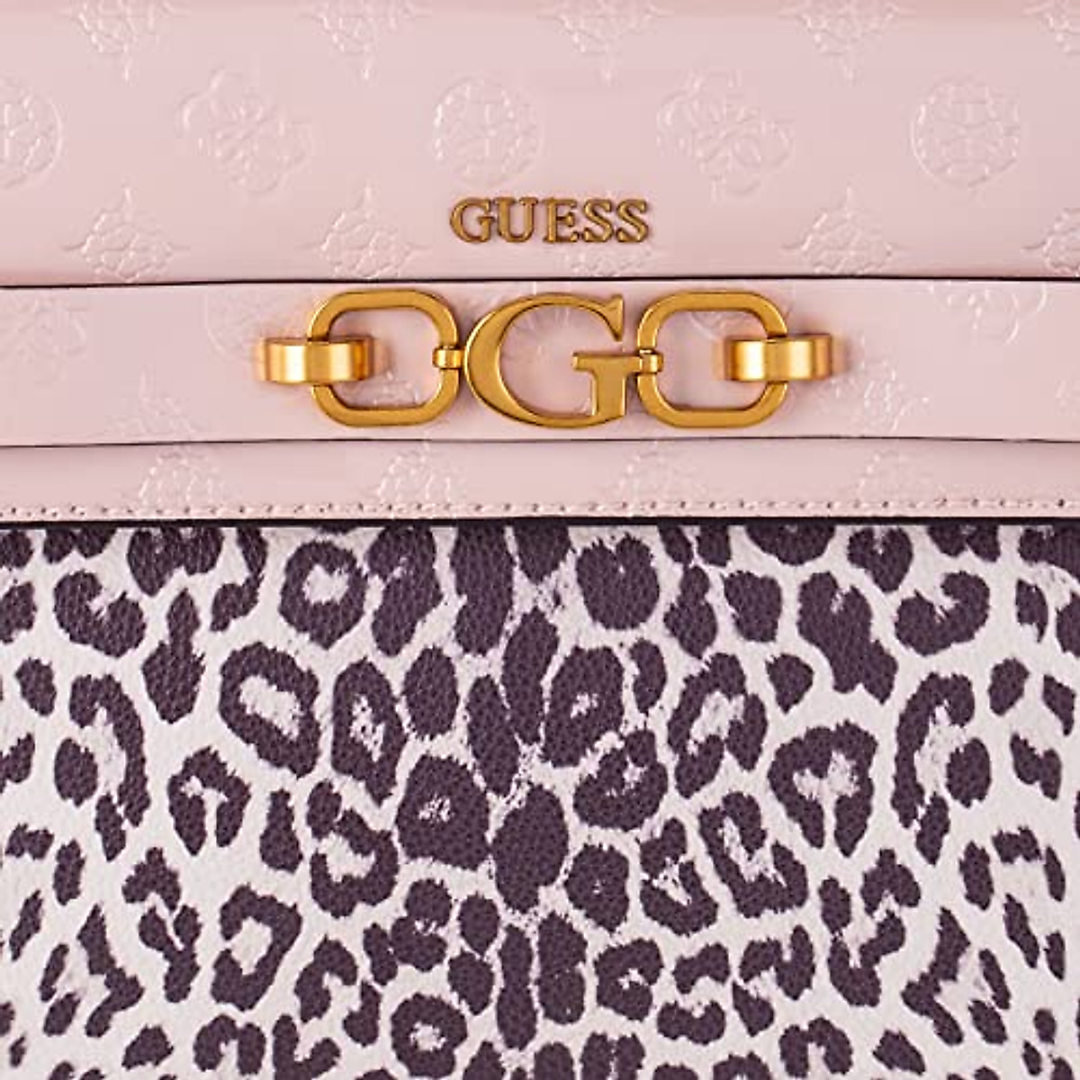 GUESS Zira High Society Satchel, Leopard Multi