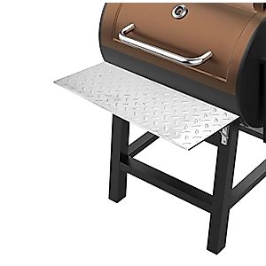 Folding Shelf for Pit Boss 700 Classic Pellet Grill, Diamond Plate Grill Side Shelf Pit Boss Grill
