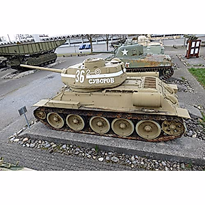 AEVVV T 34 85 Suvorov Soviet Russian Tank Model Kits Scale 1:35 - WW2 1/35 Scale Military Models T34 Tank Building Kit Assembly Instructions in Russian Language