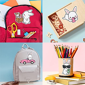 Gldmaoer 5D DIY Diamond Sticker Kids Painting Kit DIY Sticker Digital Diamond Painting Kit 5-12 Years Old Children Boys Girls Art Crafts Set (Bunny Stickers F9)