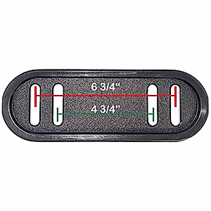 Parts 4 Outdoor 8Pk Deluxe Two-Stage Snow Blower Poly Slide Shoe Kit Replaces MTD 731-05984