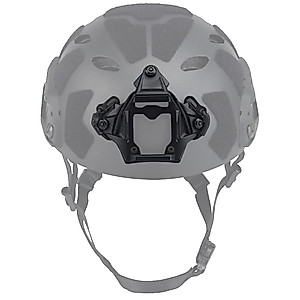 Tactical Helmet Vas Shroud NVG Mount Three-Hole Rhino Mount Adapter for Fast MICH AF Wendy Helmet Hunting Accessories (Color : HL-ACC-55-BK)