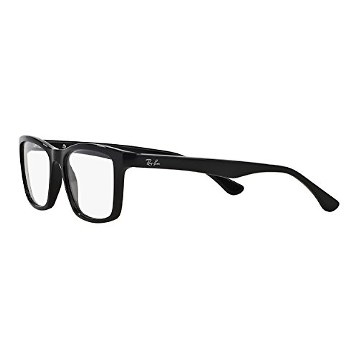 Ray-Ban RX5279 Square Prescription Eyeglass Frames, Black/Demo Lens, 55 mm