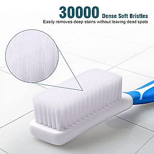 LOMEE Professional Shoe Brush for Cleaning, Ergonomic Long Handle Shoe Cleaner Brush, Laundry Scrub Brush Sneaker Shoes Cleaning Scrubber with Soft Bristle