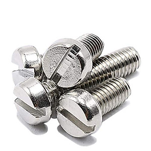 Ochoos M2 Slotted Cheese Head Machine Screws Stainless Steel Pack of 100 Pieces - (Dimensions: M2 x 10mm 100pcs)