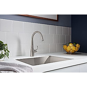 KOHLER 22034-VS Simplice Single-Handle Bar Sink Faucet, Secondary Kitchen Faucet, Bar Faucet, Vibrant Stainless