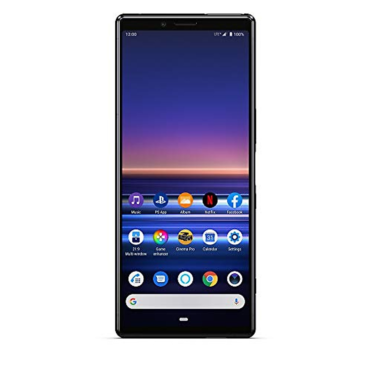 Sony Xperia 1 with Alexa Hands-Free - Unlocked Smartphone - 128GB - Black - (US Warranty) in 6.5" 4K HDR OLED Display