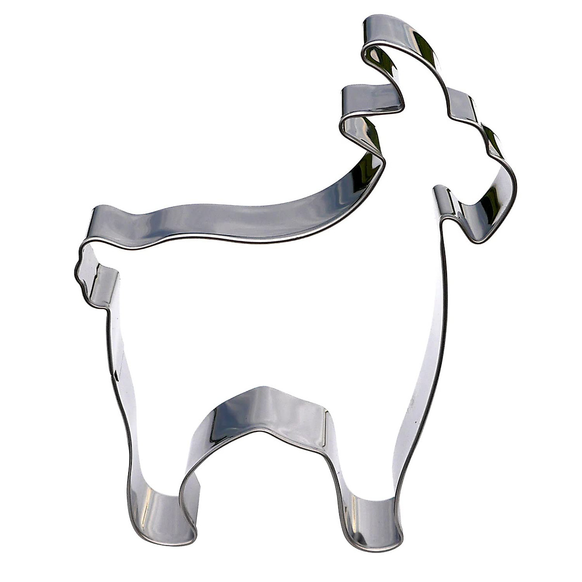 Goat Farm Animal Cookie Cutter, Premium Food-Grade Stainless Steel, Dishwasher Safe