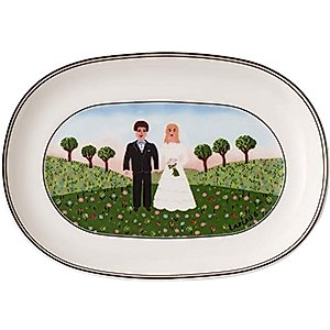 Villeroy & Boch Design Naif Pickle Dish, Premium Porcelain, Multicolor