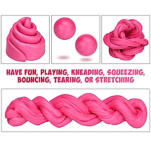 Play Putty Therapy Putty for Kids with Charms Rainbows and Unicorns Theraputty Medium Resistance, Fine Motor Skills and Hand Strength, Occupational Therapy Sensory Fidget Toy and Tool