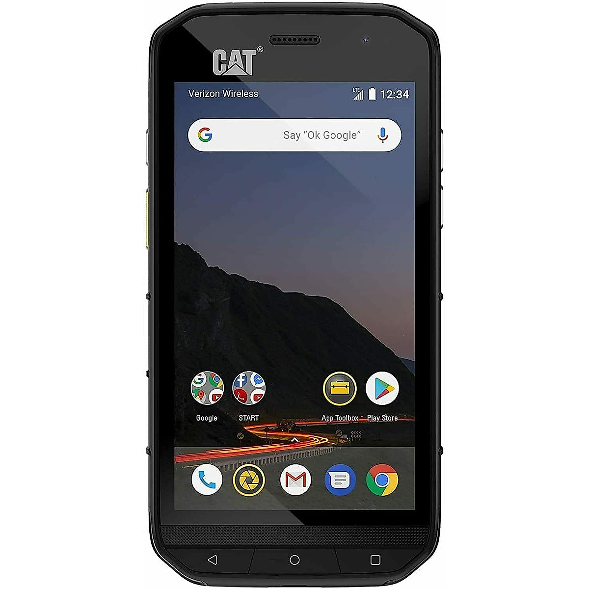CAT PHONES S48c Unlocked Rugged Waterproof Smartphone 64GB - Black (Renewed)