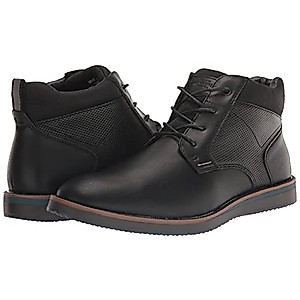 Nunn Bush Men's DC Circuit Plain Toe Chukka Boot with Memory Foam, Black, 13 Wide