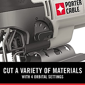 PORTER-CABLE Orbital Jig Saw, 6.0-Amp, Corded (PCE345)
