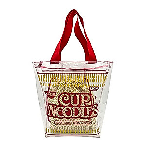 Nissin Cup Noodles Cup Noodles Tote Detachable Drawstring Bag, Clear