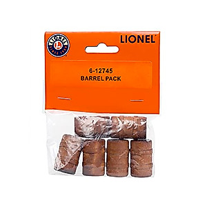 Lionel Six Pack of Wooden Barrels Model Train Accessory (612745)
