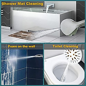 Handheld Shower Head with 79" Hose, High Pressure Power Jet Mode Self Cleaning and Nozzle Color Change Reminder 7 Spray Settings OneTouch Switch and Removable Black RV Showerhead