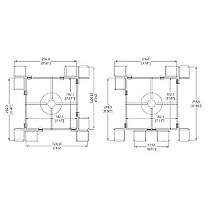 FixtureDisplays® Up to 9.9" Wide 16 Adjustable Pockets Display Rack, Greeting Post Card Christmas Holiday Spinning Rack Stand. Pocket Size: 4.5-9.9" Wide X 5.8" Tall, 16 Pockets 11602-L-BLK-NPF-SL