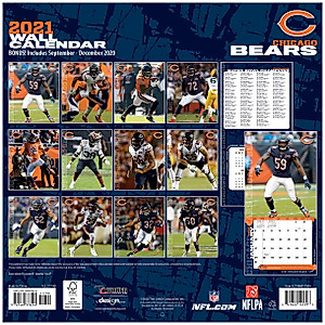Chicago Bears 2021 Calendar