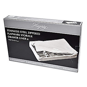 Hagerty Stainless Steel Zippered Drawer Liner