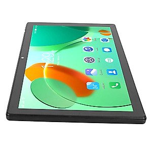 DAUZ 10.1 Inch Tablet, 5.0 8GB 256GB 2 in 1 Portable Tablet 5G WiFi 100‑240V for Travel for Android 12.0 (US Plug)