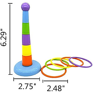 ActionEliters Bird Toys for Parakeets, 6pcs Parrot Toys Set with Bird Basketball Toy, Bird Skateboard, Bird Trolley, Bird Ring Bucket Toys, Parakeet Toys for Bird Training Toys