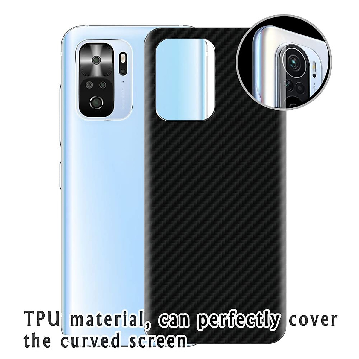 Vaxson 2-Pack Back Protector Film, compatible with Nintendo DSI XL Black Sticker Skin [ Not Tempered Glass Screen Protectors ]